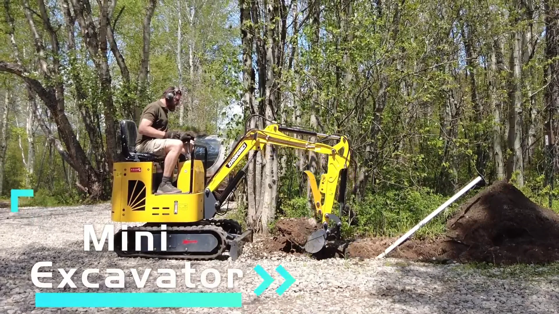 Processing Order Plantation Micro Baggers Digging Trenches Micro ...