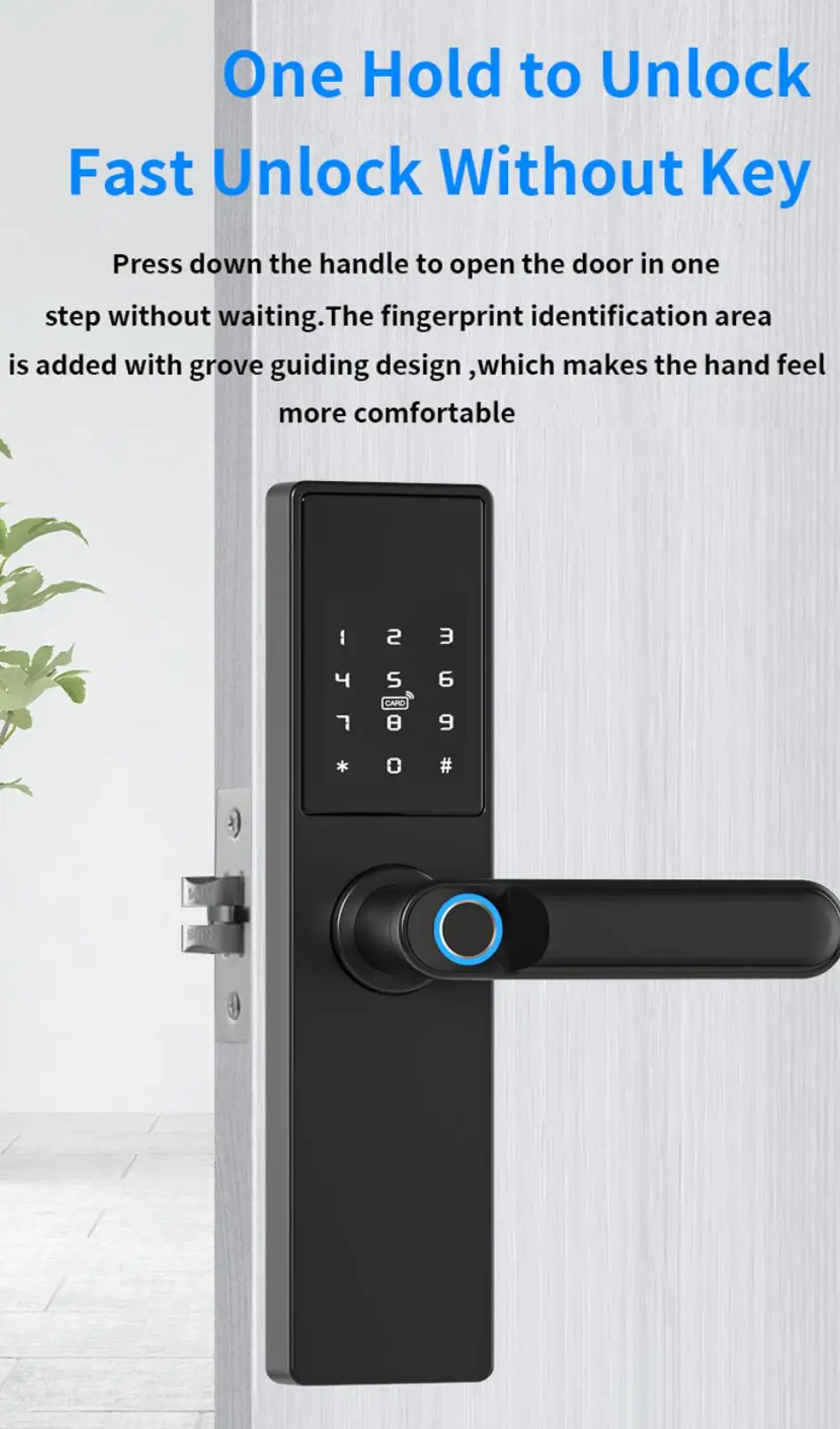 Liliwise Waterproof Outdoor High Security Electric Digital Fingerprint ...