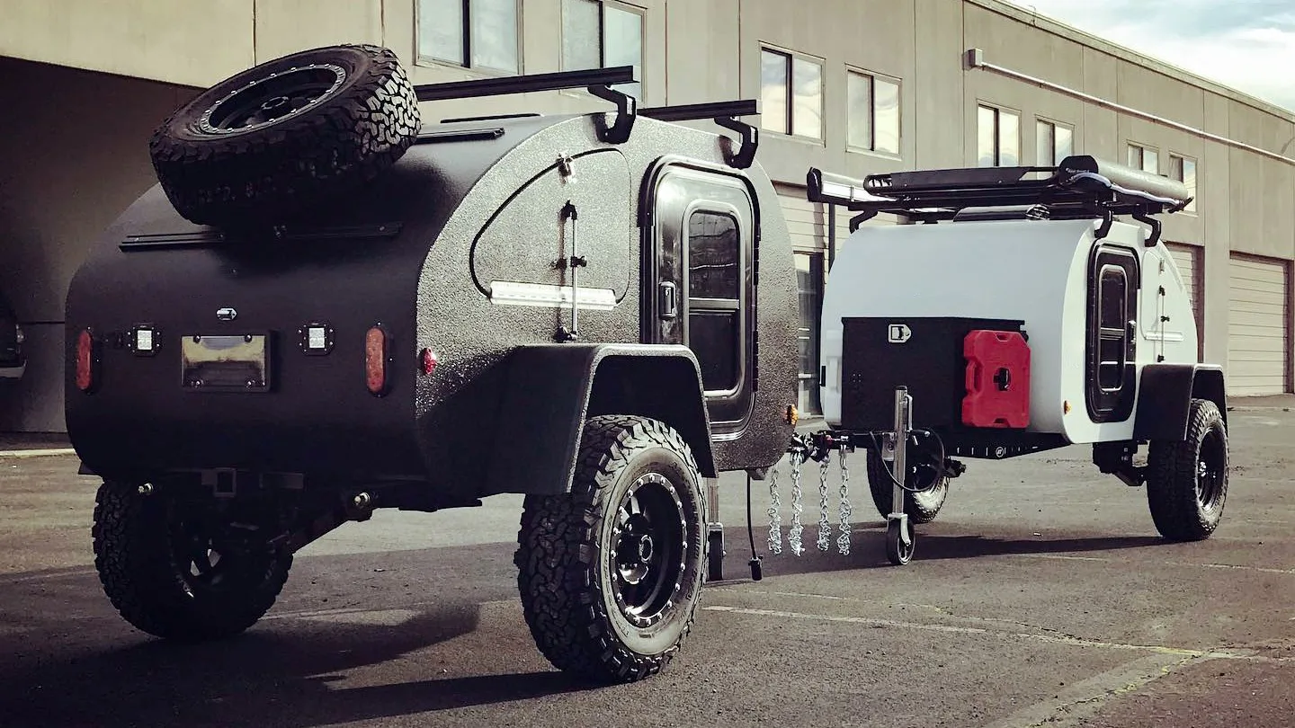 Manley 2023 Family Camping Mini Off Grid Road Trailer Small Teardrop ...