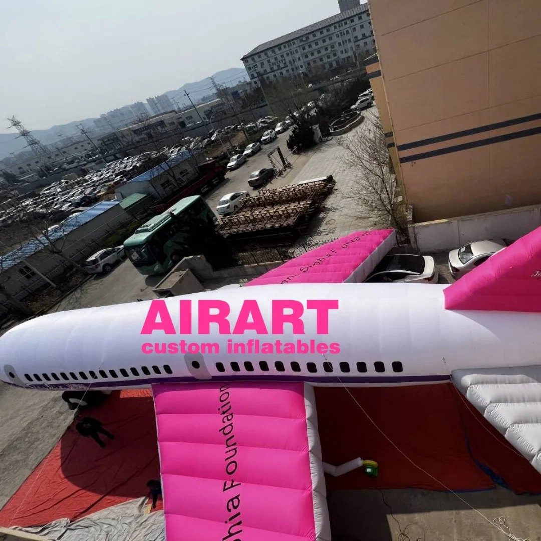 Giant Inflatable Plane Customize Inflatable Aeroplane Printed ...