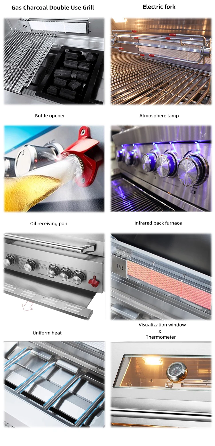 Outdoor Kitchen BBQ Grill Cabinets - Heavy Duty 304 Stainless Steel