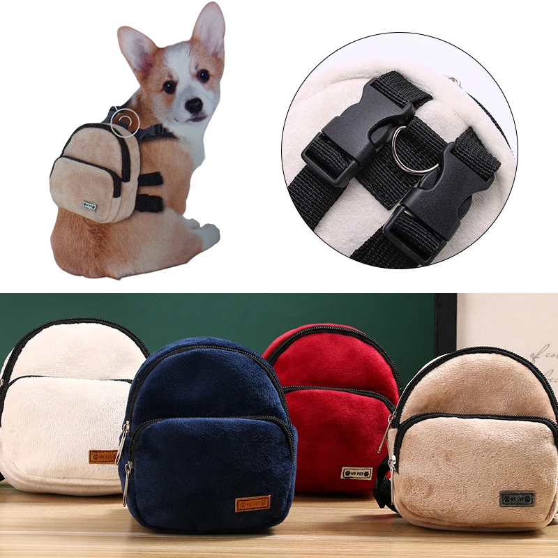 Pet Self Carry Snack Bag Portable Soft Backpack Adjustable Large ...