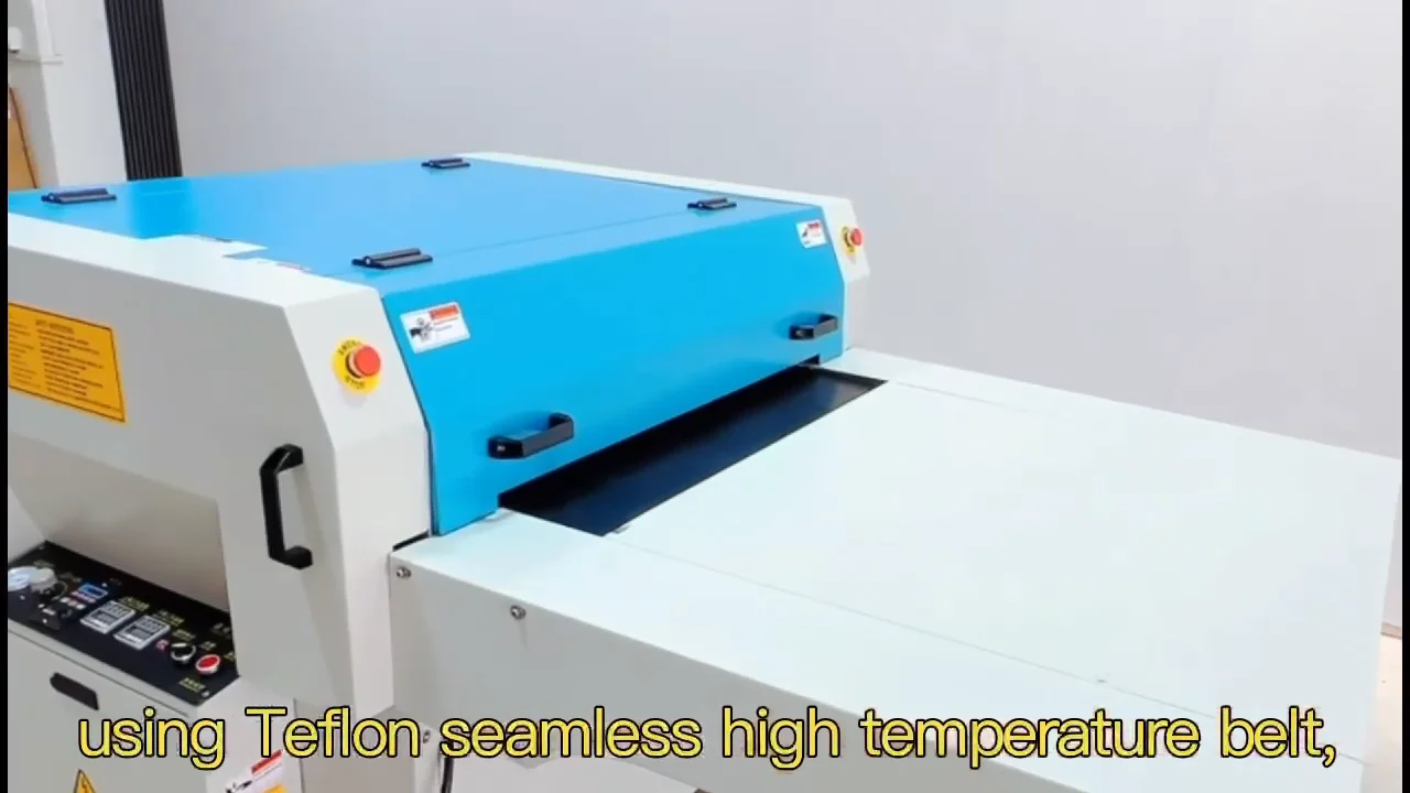 Continuous Garment Fusing Machine Hw-900 T-shirt Fusing Press Machine ...