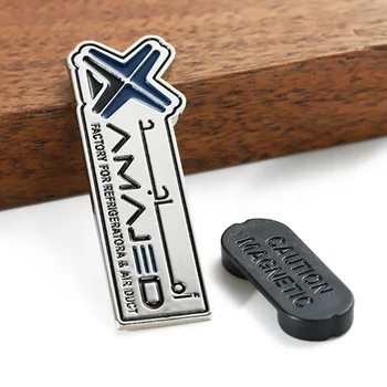 Design Your Own Custom Enamel Pin Silver 2d 3d Brand Logo Letter Brooch ...