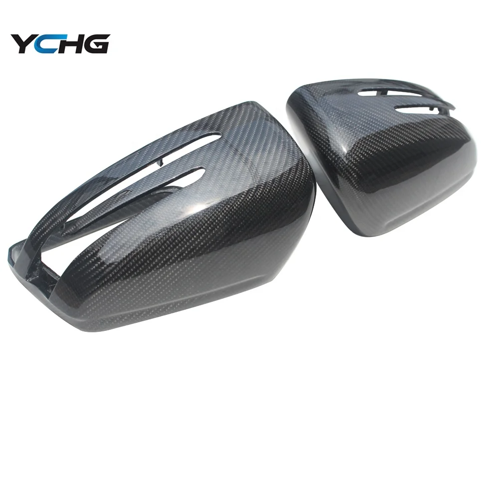 Real Carbon Fiber Mirror Cover For Mercedes-benz W212 W207 E Class W204 ...