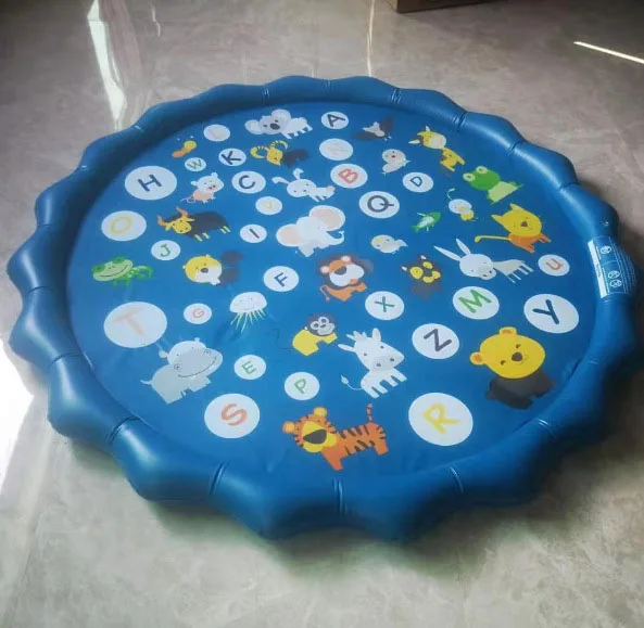Garden Game Kids Inflatable Water Play Mat Outdoor Inflatable Sprinkler ...