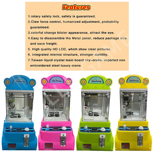 Luxury Mini Coin-Operated Tanks - Perfect for Claw Crane Machines