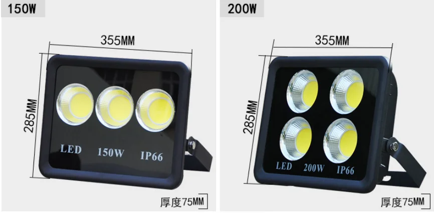 High Brightness LED Flood Lighting - IMPA 791835/791837, 500W & 600W ...