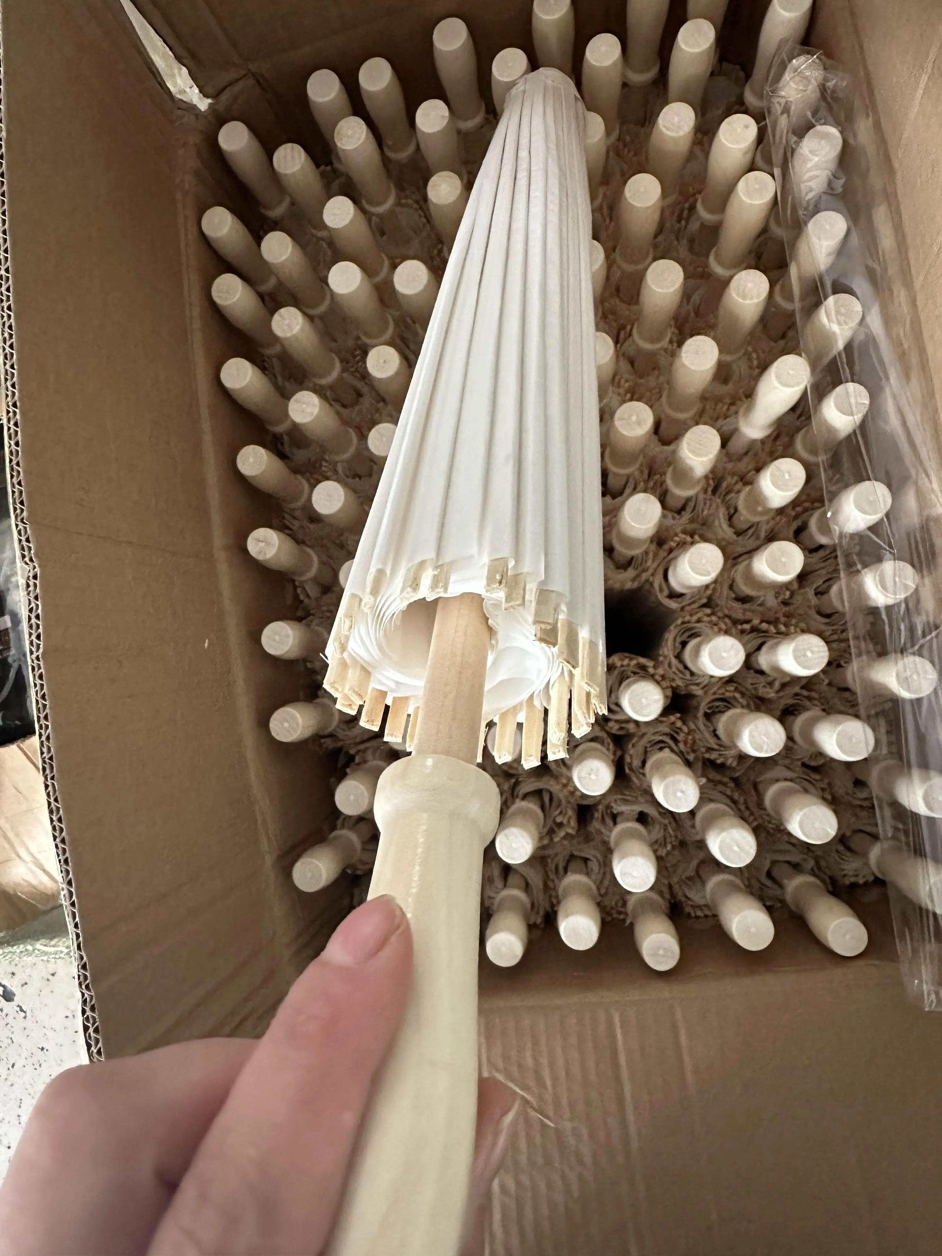 Dd1488 Chinese Japanese Children Diy Drawing Umbrella Wedding ...