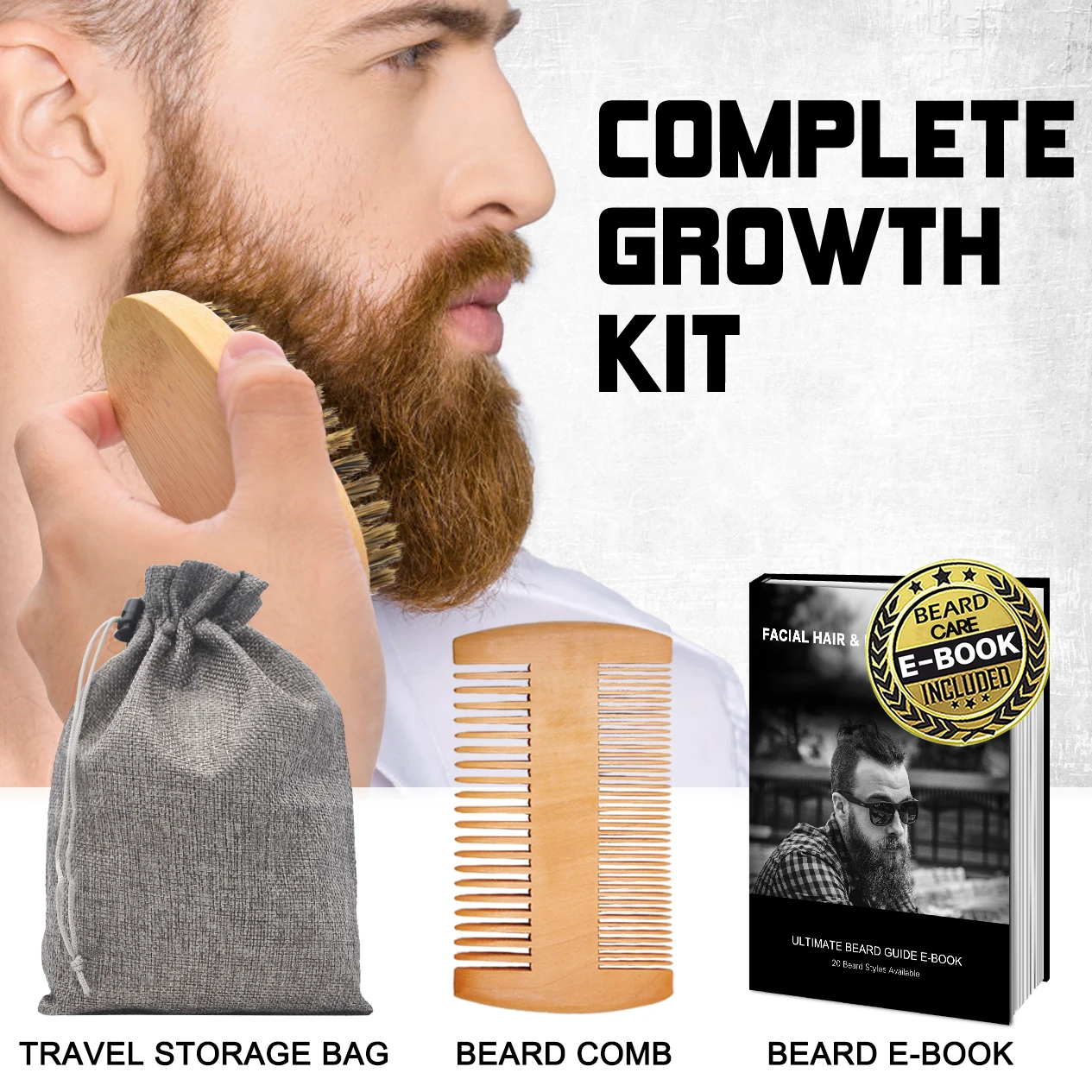 Best Beard Growth Kit - Luxury Original Beard Oil Care