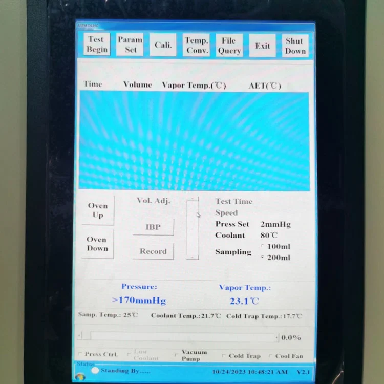 ASTM D1160 - Vacuum Distillation Apparatus for Oil Analysis