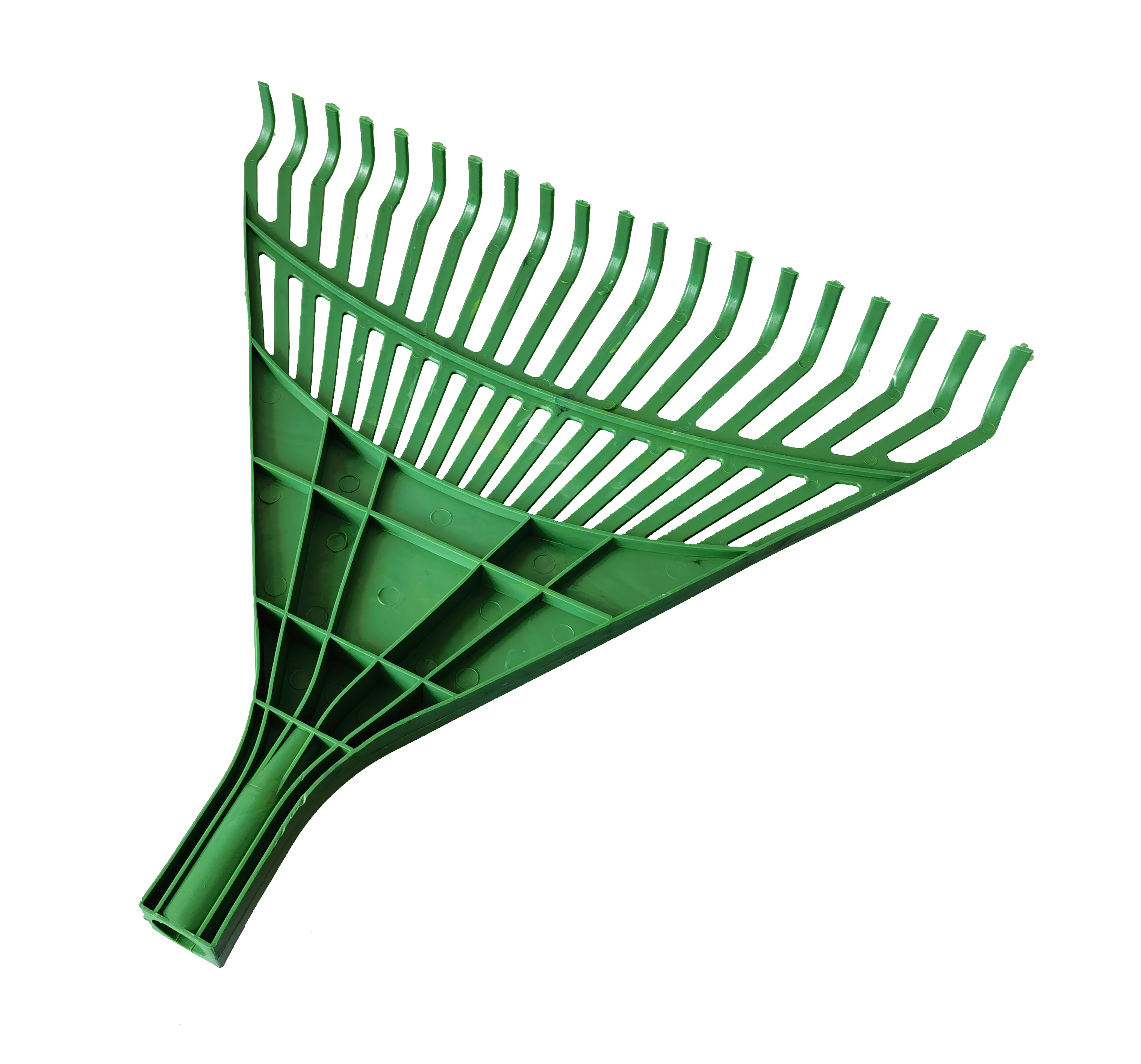 Plastic Garden Rake 20 Tooth Green Gardening Lawn Leaf Rake Good ...