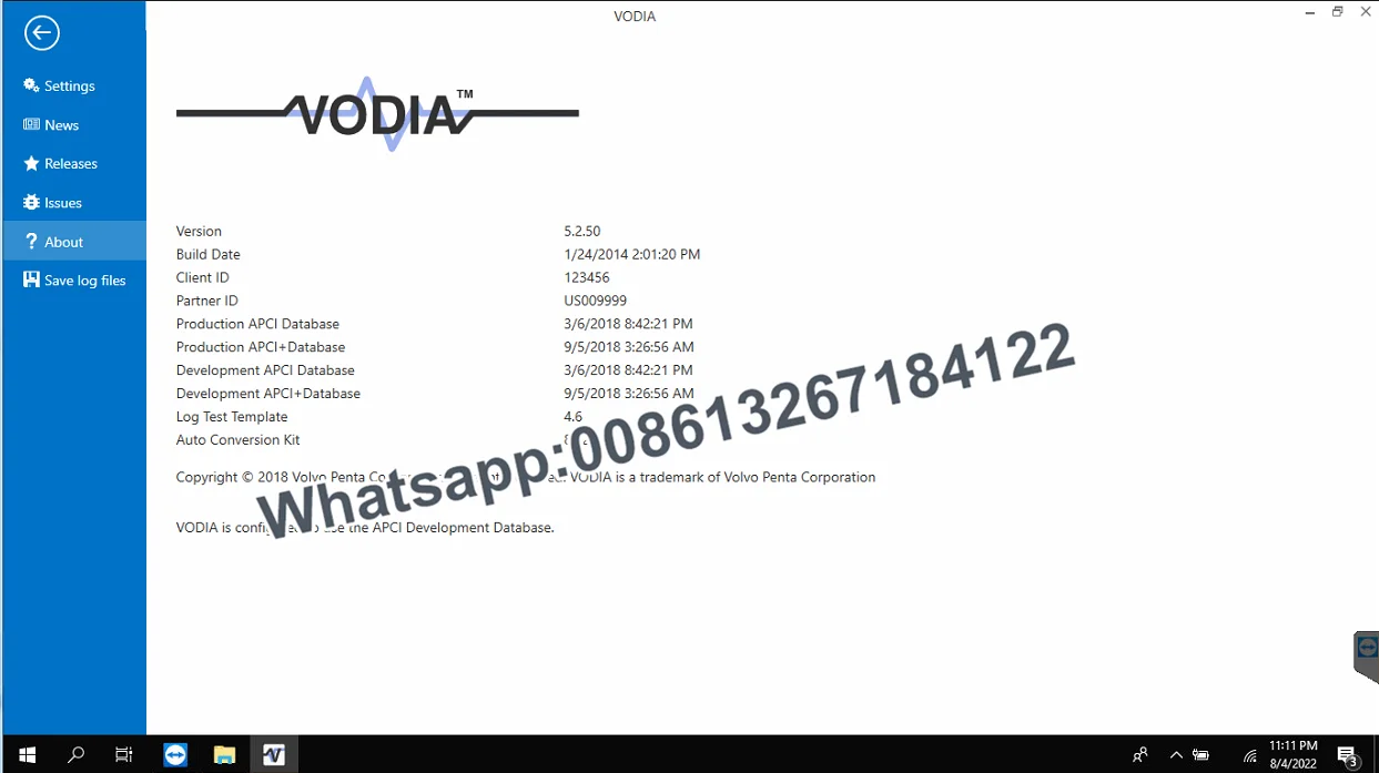 Vodia Penta VODIA5 Diagnostic Tool for Industrial Engines