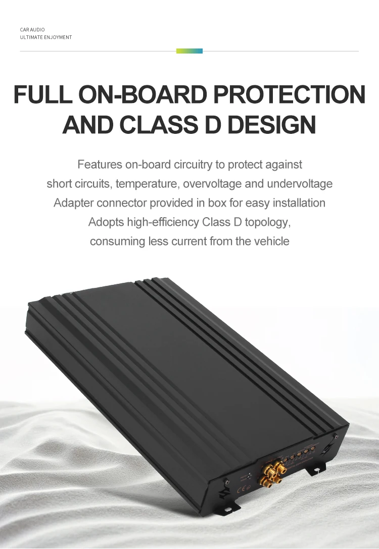 Power Amplifier 12v Class D Monoblock Digital Amp Car Power Amplifier 1 ...