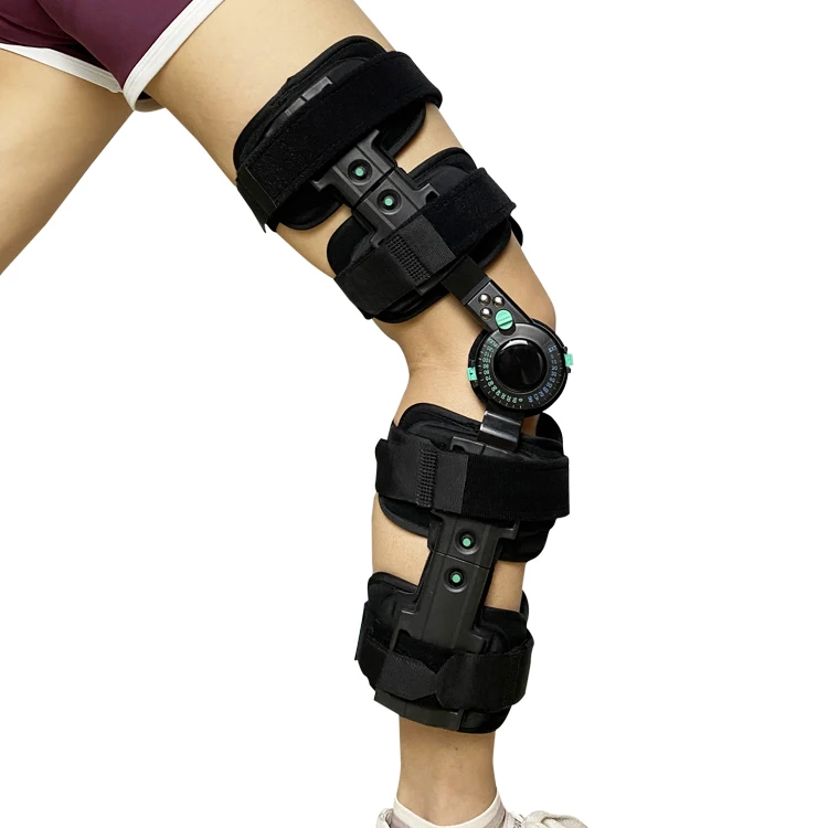 Adjustable Knee Joint Fixation Brace Lower Limb External Knee Leg ...