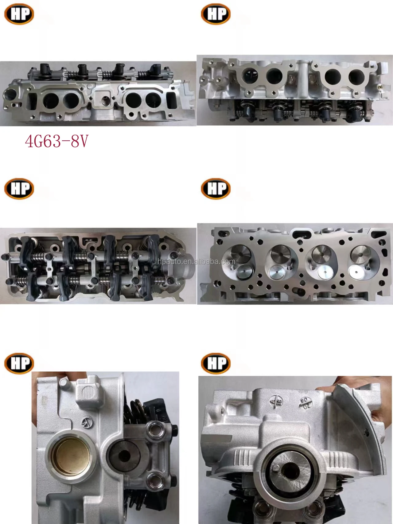 4G63-8V MD099086 MD188956 Complete Cylinder Head for Mitsubishi