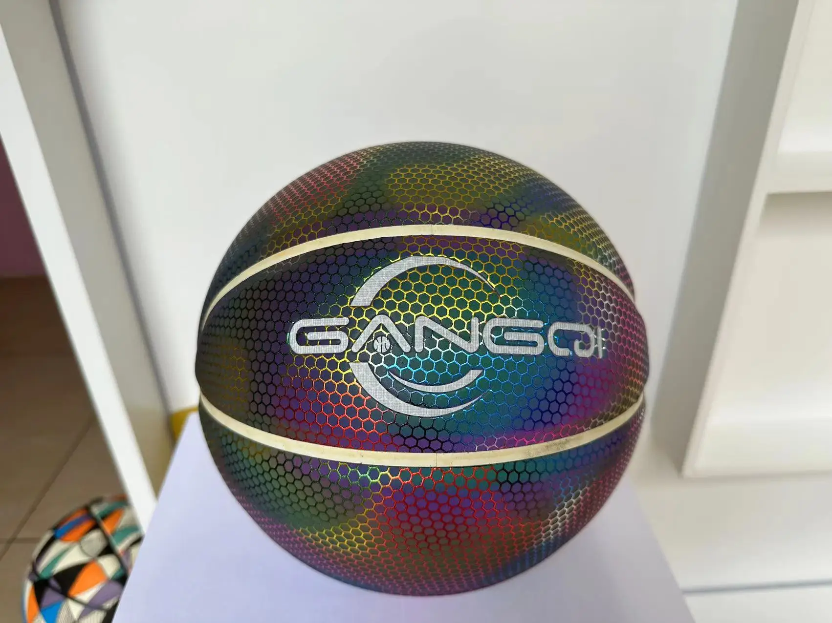 Size 7 Shiny Basketball Glow In The Dark Custom Luminous Reflective ...