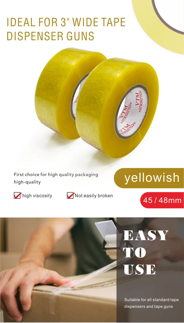 Custom Carton Shipping Sealing Bopp Packing Tape Prime Branded Custom ...