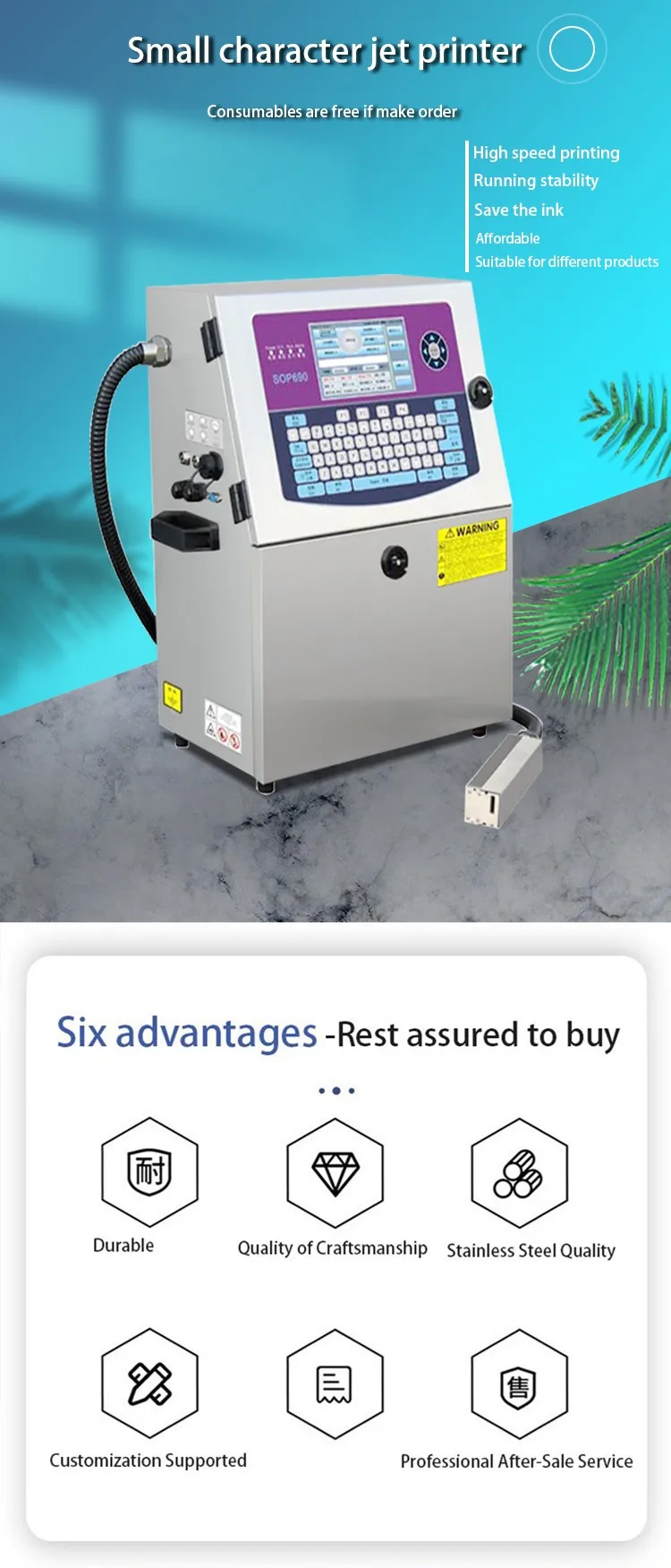 Automatic Industrial Inkjet Printers - Batch Number Printing