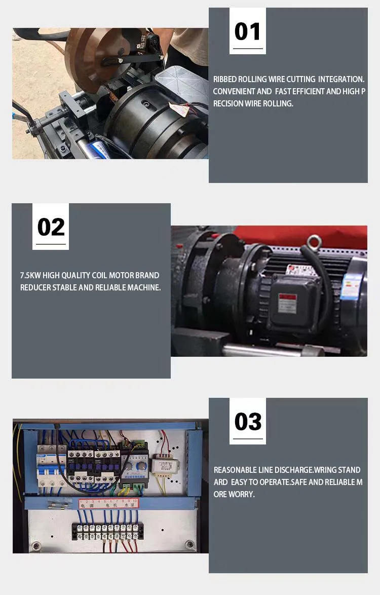 Rebar Thread Roller - Efficient Reinforcing Steel Bar Machine
