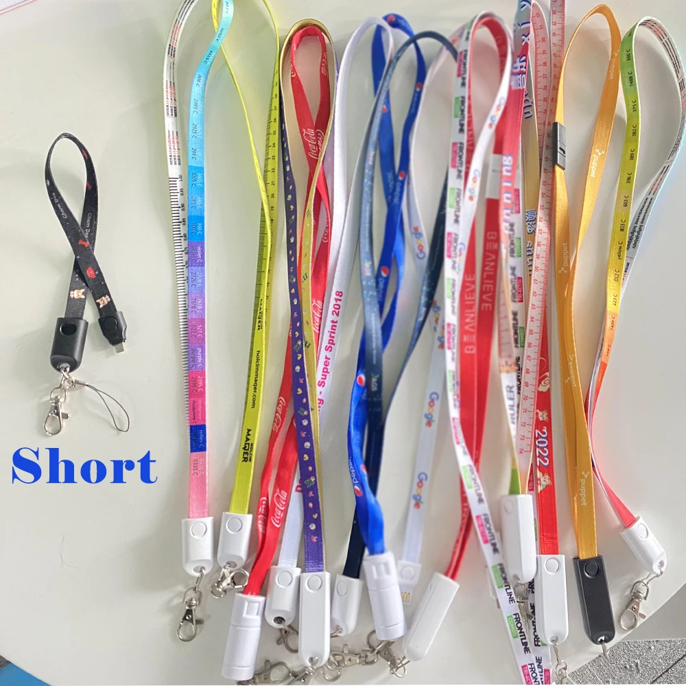 Custom 3 in 1 Lanyard Charger Cable - Fast Charging Solutions