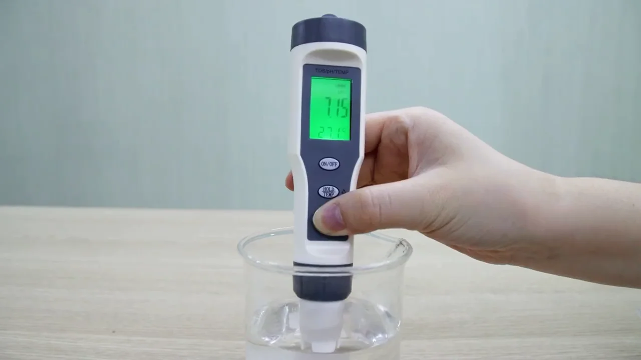 3 In 1 Online Portable Digital Ph Ppm Ph / Tds/ Temperature Water Meter ...