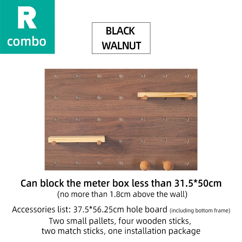 Custom Wood Shelf for Electricity Meter Box - Modular Display
