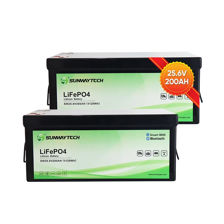 sunway solar lithium ion batteries 25.6v 200 ah 5120wh 10kwh solar ...