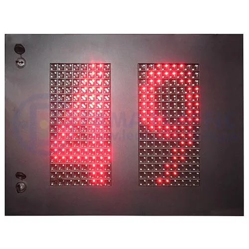 800*600 Led Countdown Timer Two-digit Dot-matrix Red Yellow Countdowm ...