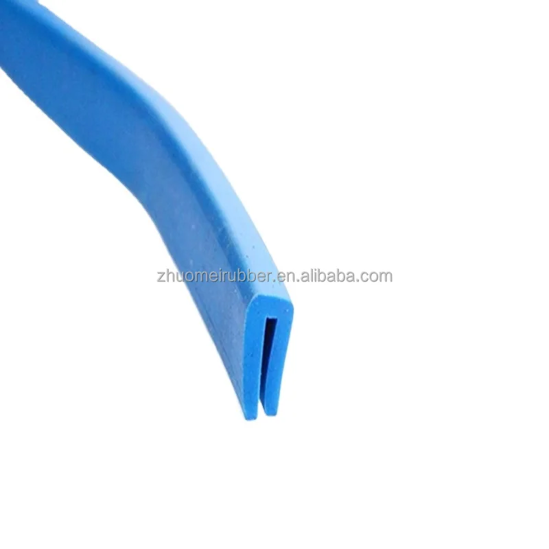 Silicone Rubber U Section/edging Strip, Silicone U Channel Extrusion ...