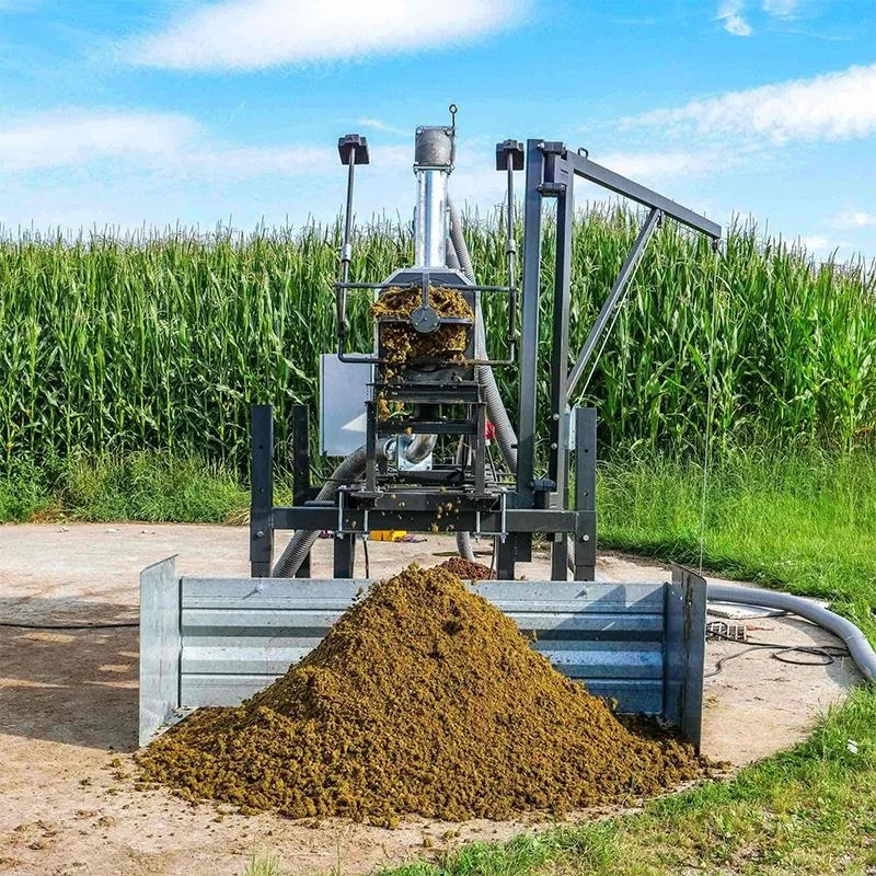 Animal Manure Dehydrator/chicken Dung Dewatering Seperator/screw Press ...