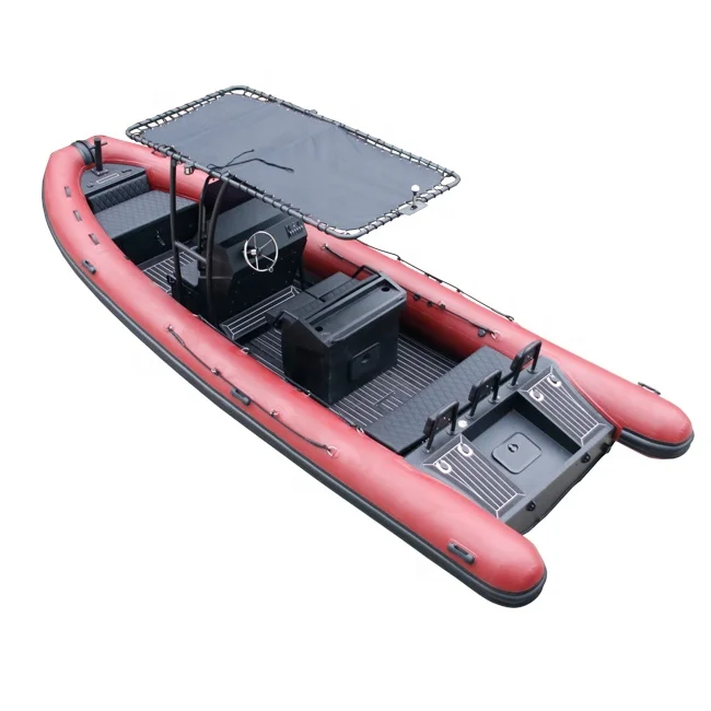 23ft RIB700 Aluminum Double Hull Deep V CE PVC/Hypalon Inflatable Boats ...