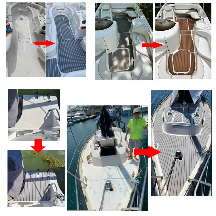 Customized Marine Boat Mats - Durable EVA Teak Decking