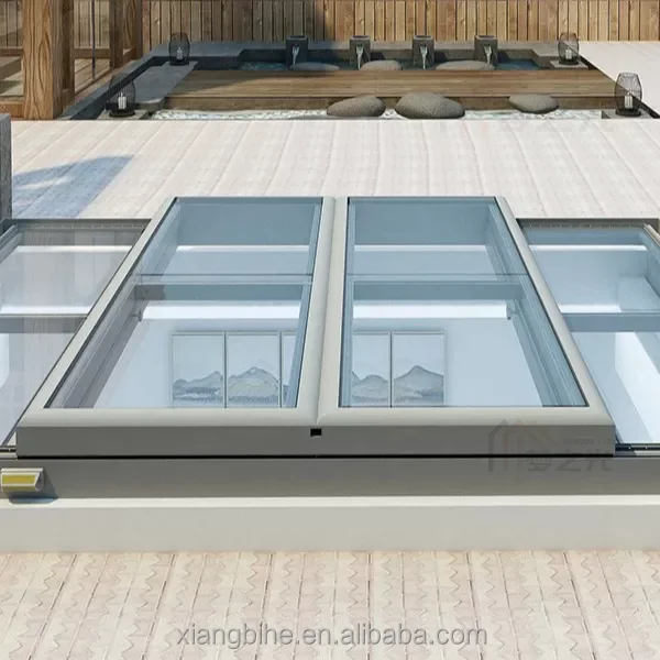 Customized Motorized Moving Multi-Fold Sunroof for Basement and Courtyard