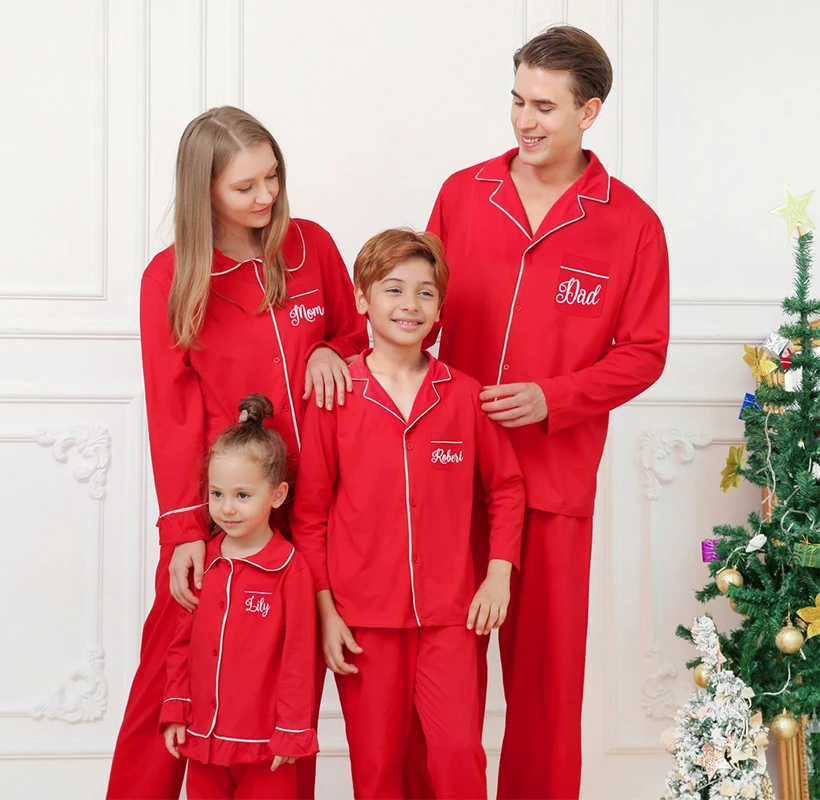 Wholesale Family Sleepwear Solid Full Length Cotton Sublimation Blank ...