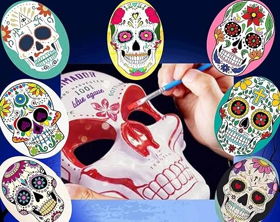 Led Scary Death Mask Neon Light Up Mask Scary Hacker Mask Halloween ...