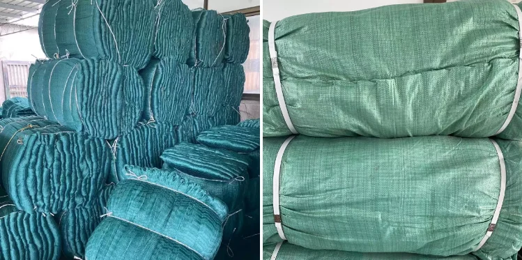Green Chinese Hapa Knotless Fish Net HDPE Material Aquaculture Cage for ...