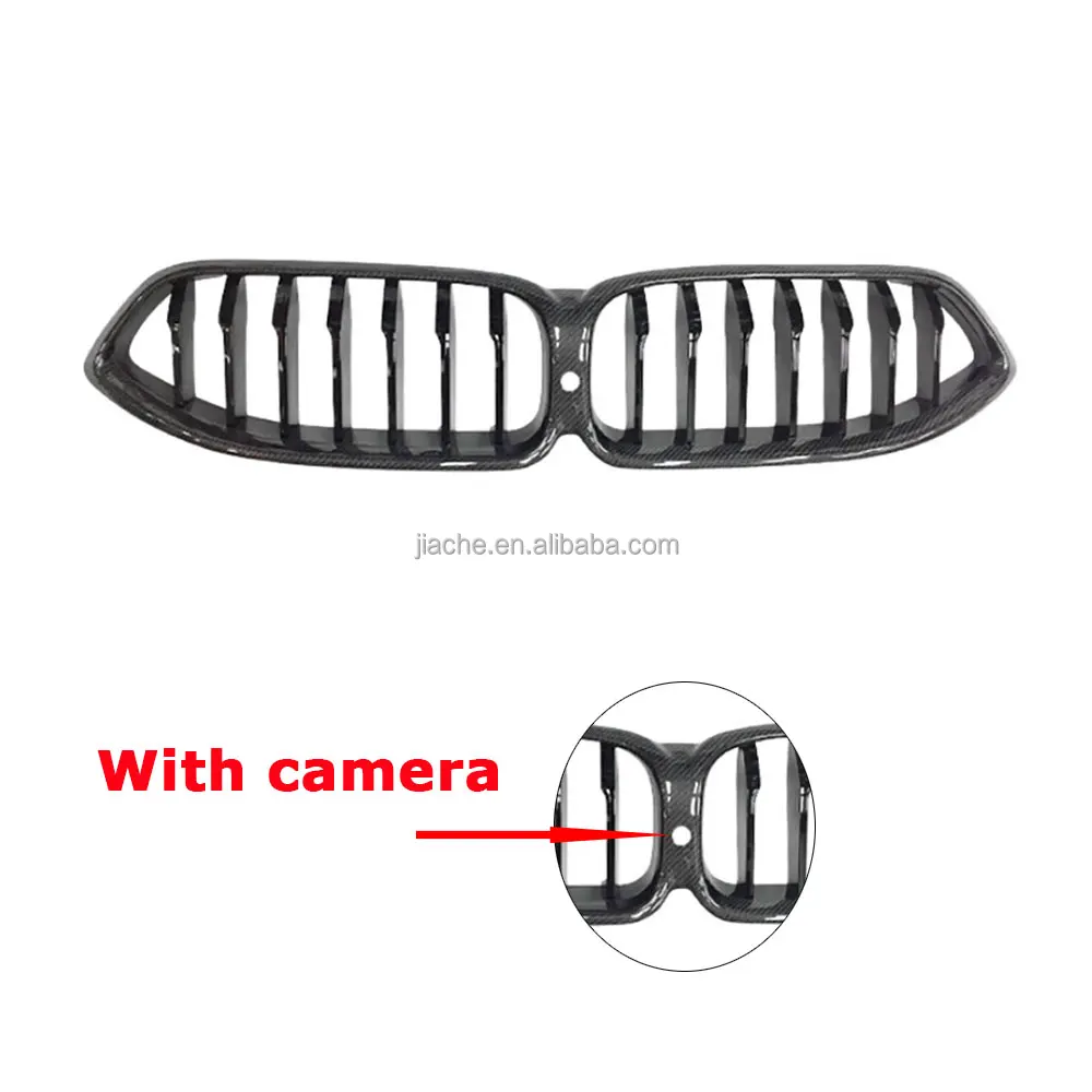 Abs Front Bumper Single Line Grille Racing Grill Frame For Bmw 8 Series ...