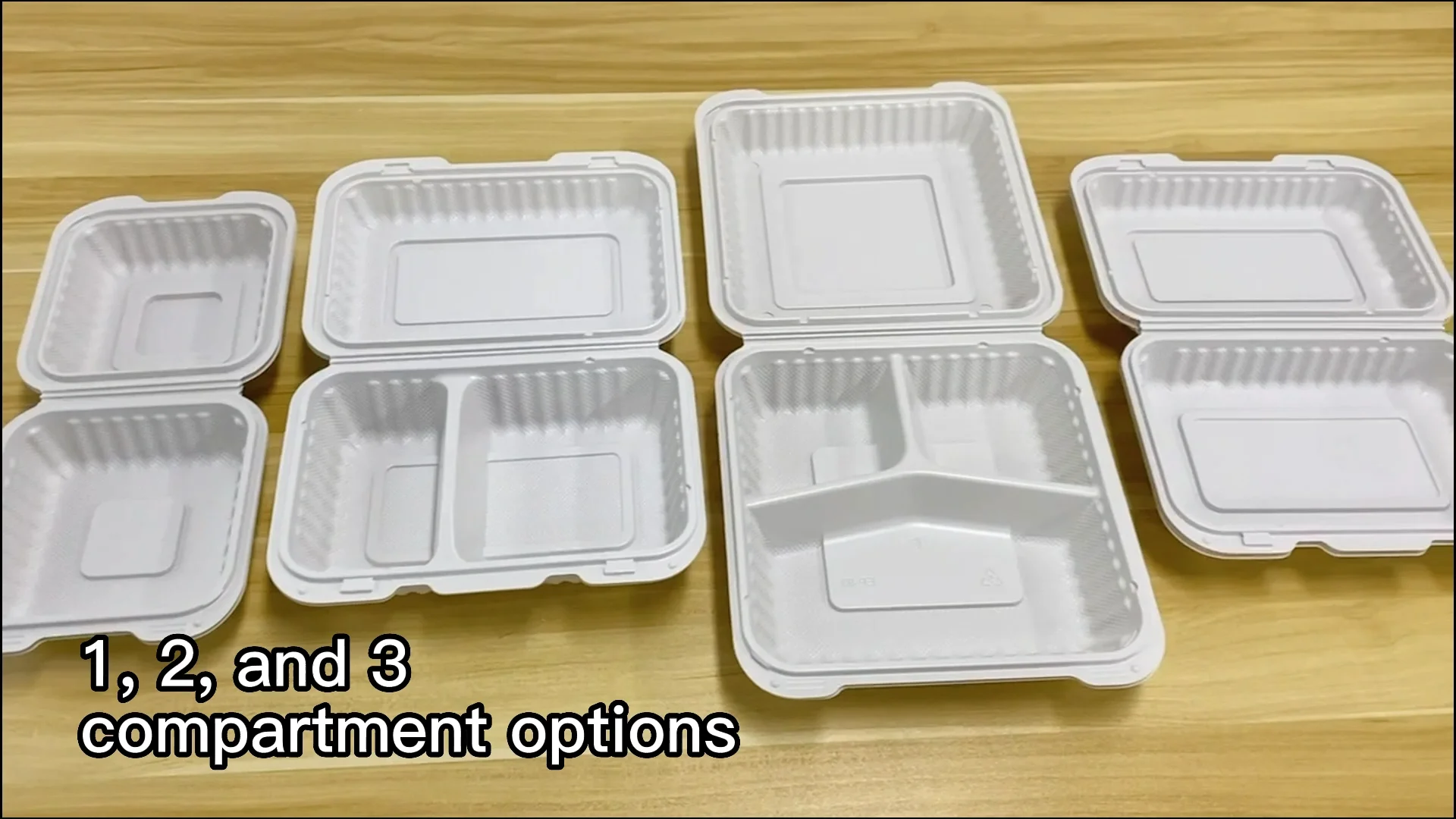 Hot Seller Clamshell Microwavable Takeout 3 Compartment Plastic ...