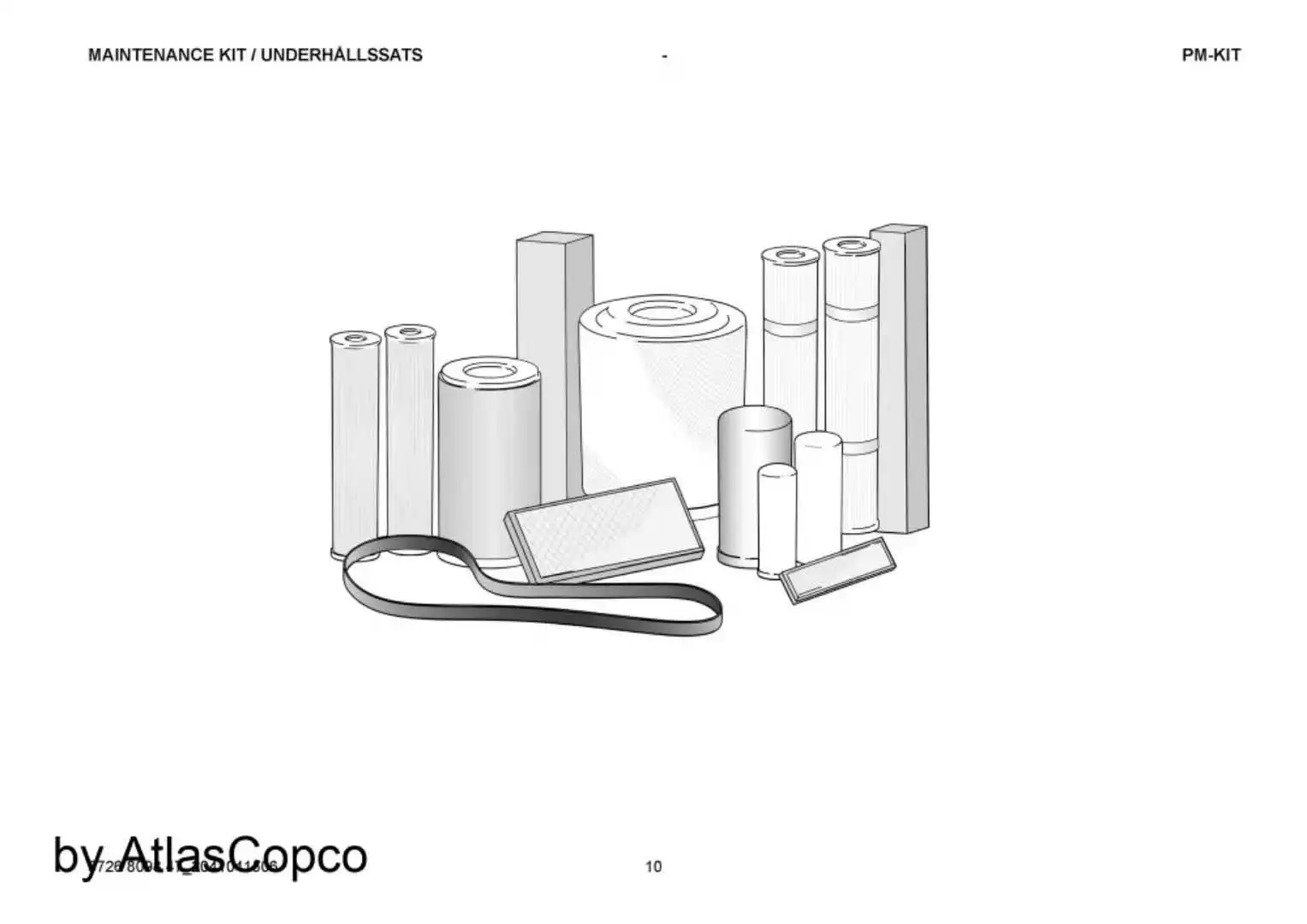 PD45 T3 500HRS PM Kit/maintenance Kit for Drilling Tools