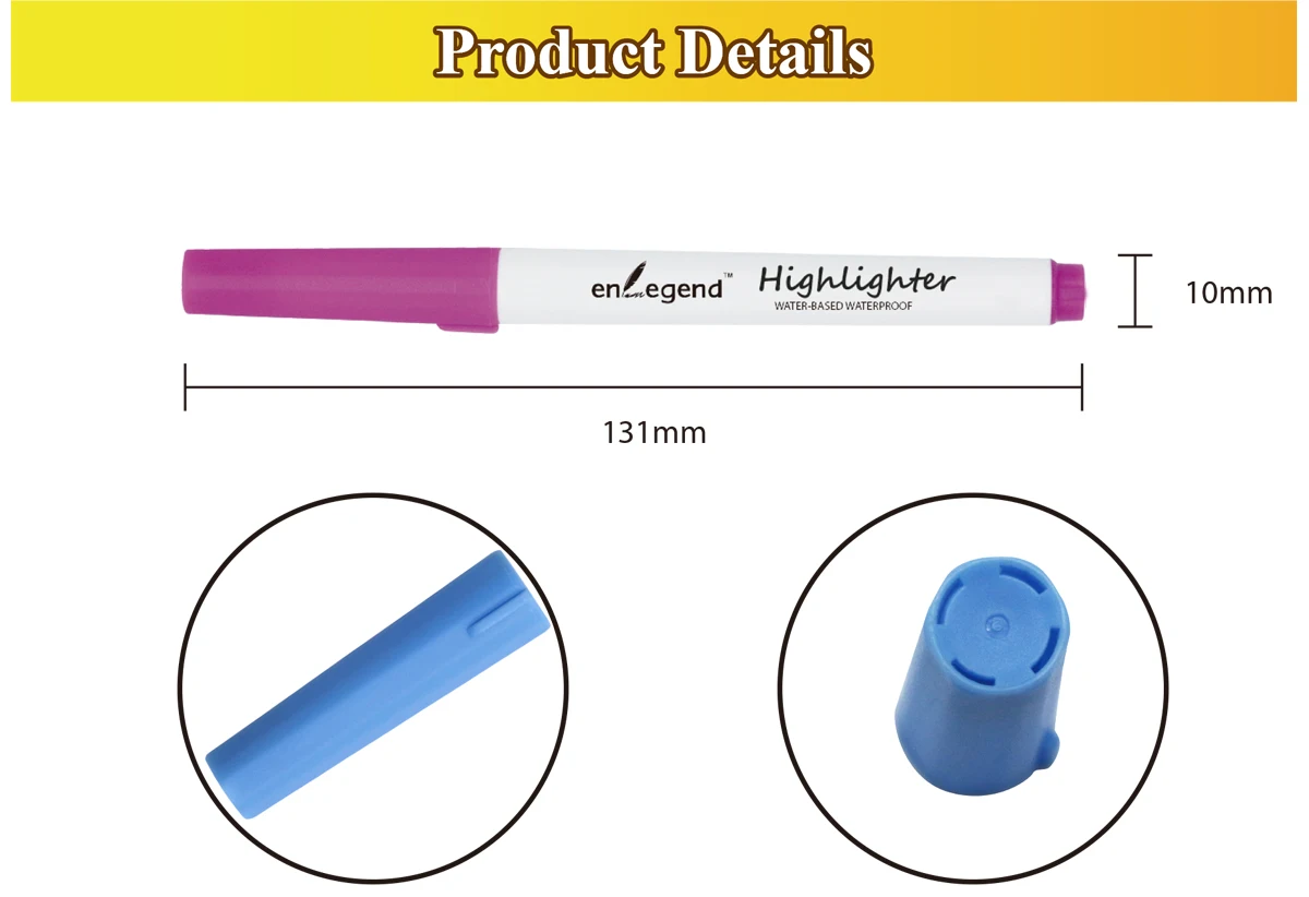 2023 New Design Multi Colored Art Painting Highlighter Marker Pen With ...
