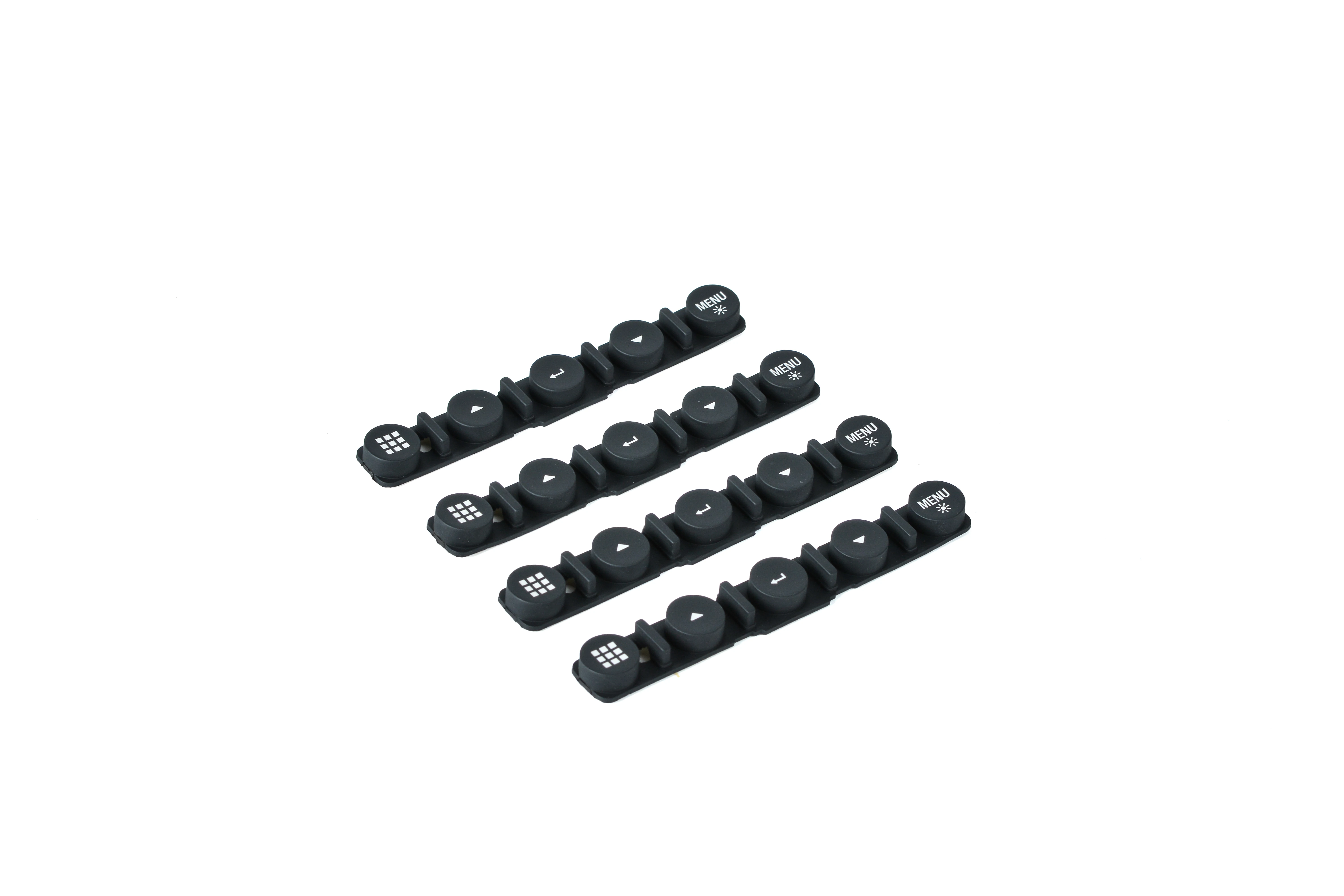 Customized Blank Keypad Flexible Key Overlay Rubber Button Keypads ...