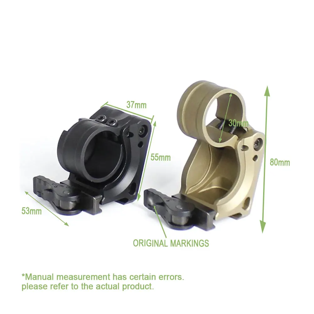 Tactical Un Fast Ftc Mount Metal For G33 G43 Magnifier 6x-mag-1 ...