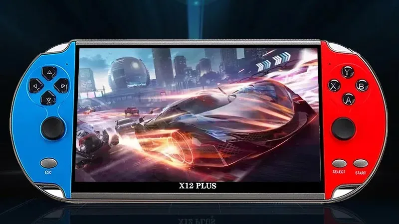 Original X12 Plus Video Game Console 7inch Retro Handheld Classic Game ...