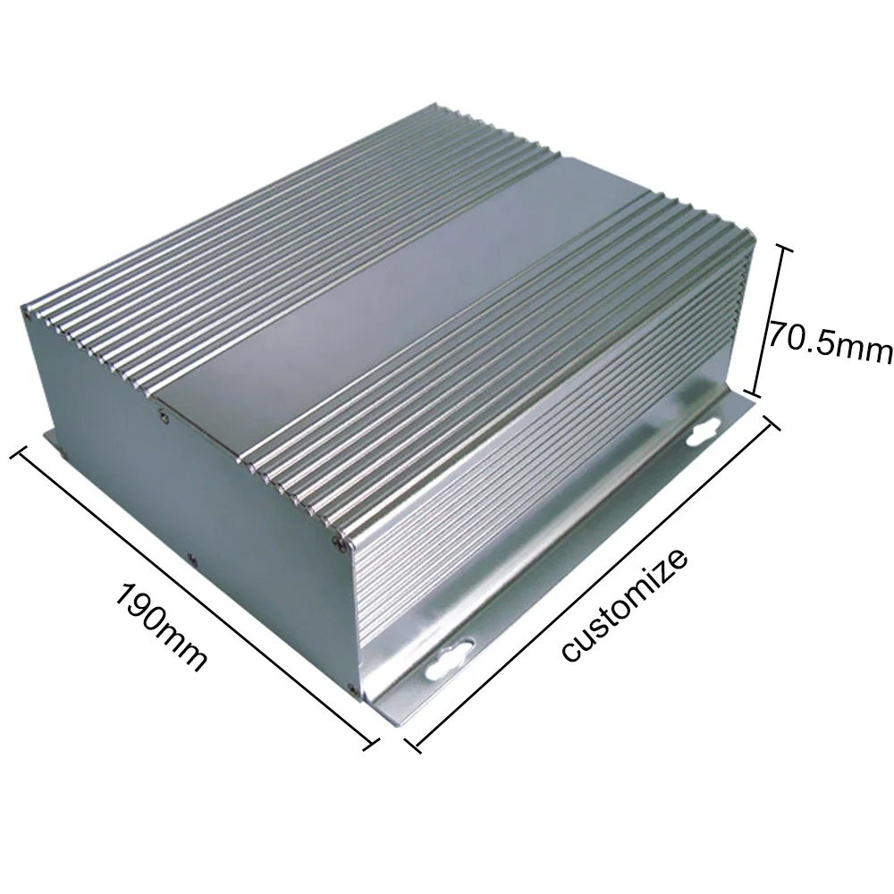 Ip54 Aluminum Extrusion Housing Die Cast Instrument Enclosure W190*h70 ...