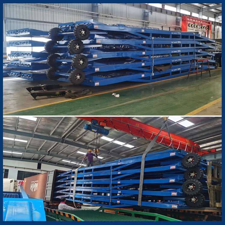 10 Ton Mobile Forklift Ramp Loading Platform Movable Slope Load ...