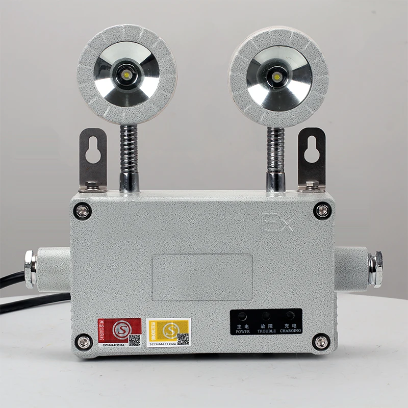 Hot Selling Double Head Ip66 Explosion Proof Led Rechargeable Fire Explosion-proof Emergency ...