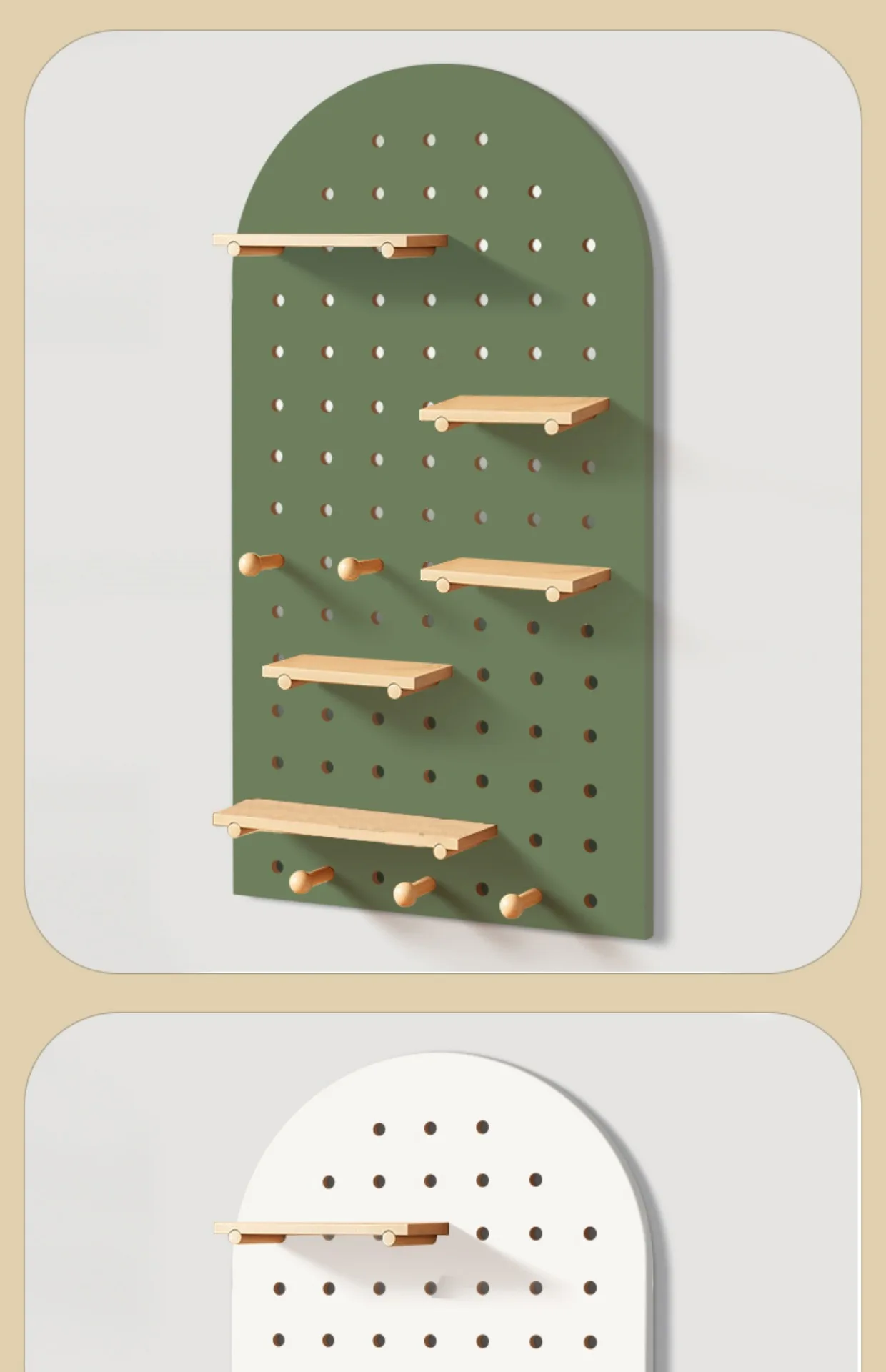 Organize with Style Using Dijin Wooden Pegboard Displays