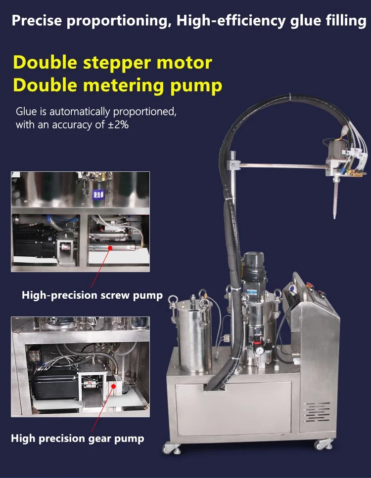 Automated Glue Mixing with PLC Control - Efficient & Precise