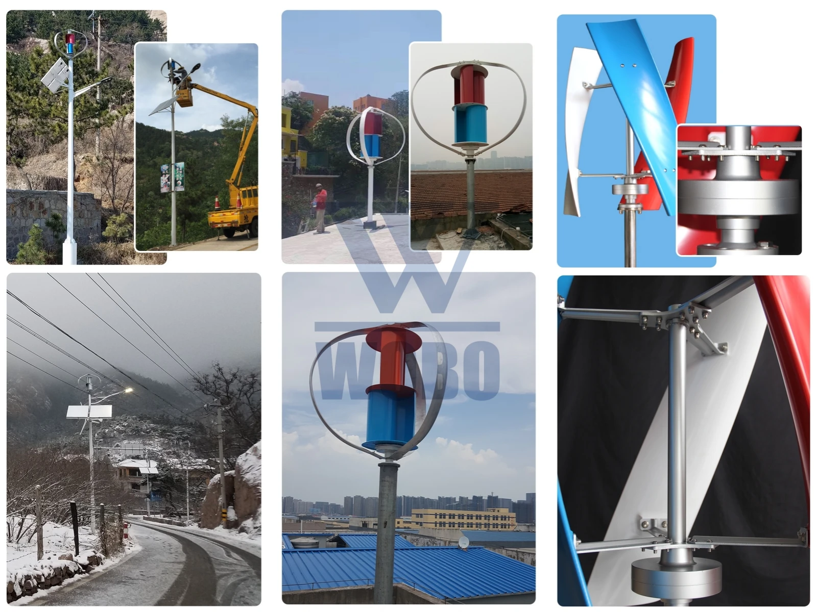 New Invention Squirrel Cage Wind Turbine 6 Blades X5 Type 12v Mini Wind ...